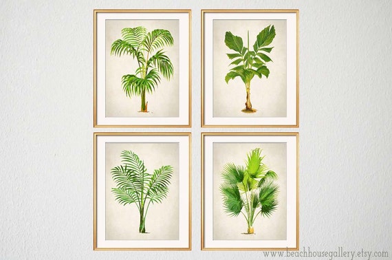 Giclée Prints Palm Print Palm Tree Poster Extra Large Wall Art Prints ...