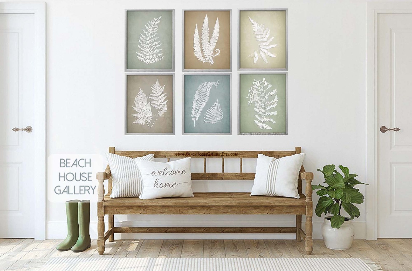 Modern Farmhouse Decor Muted Wall Art Neutral Living Room | Etsy