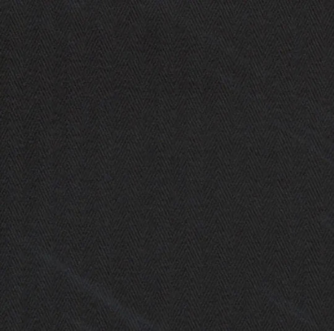 Coutil Corset Fabric Black Herringbone 100% Cotton Coutil Corsetry ...