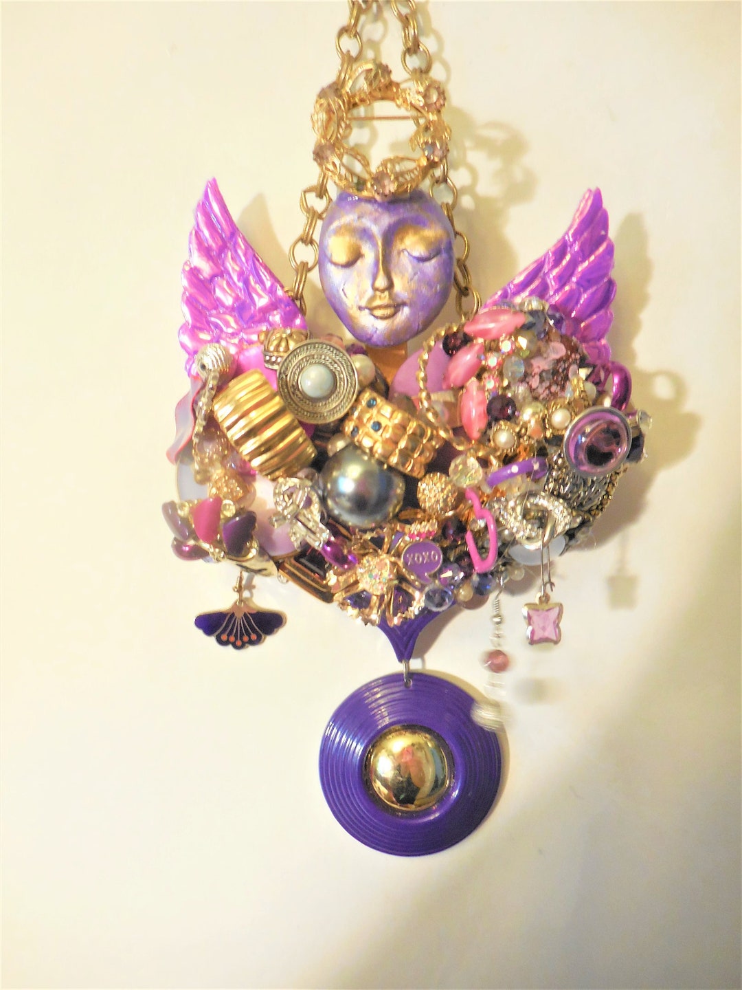 Angel Art Gift, Angel Wall Art, Angel Sculpture, Art Doll, OOAK Art ...