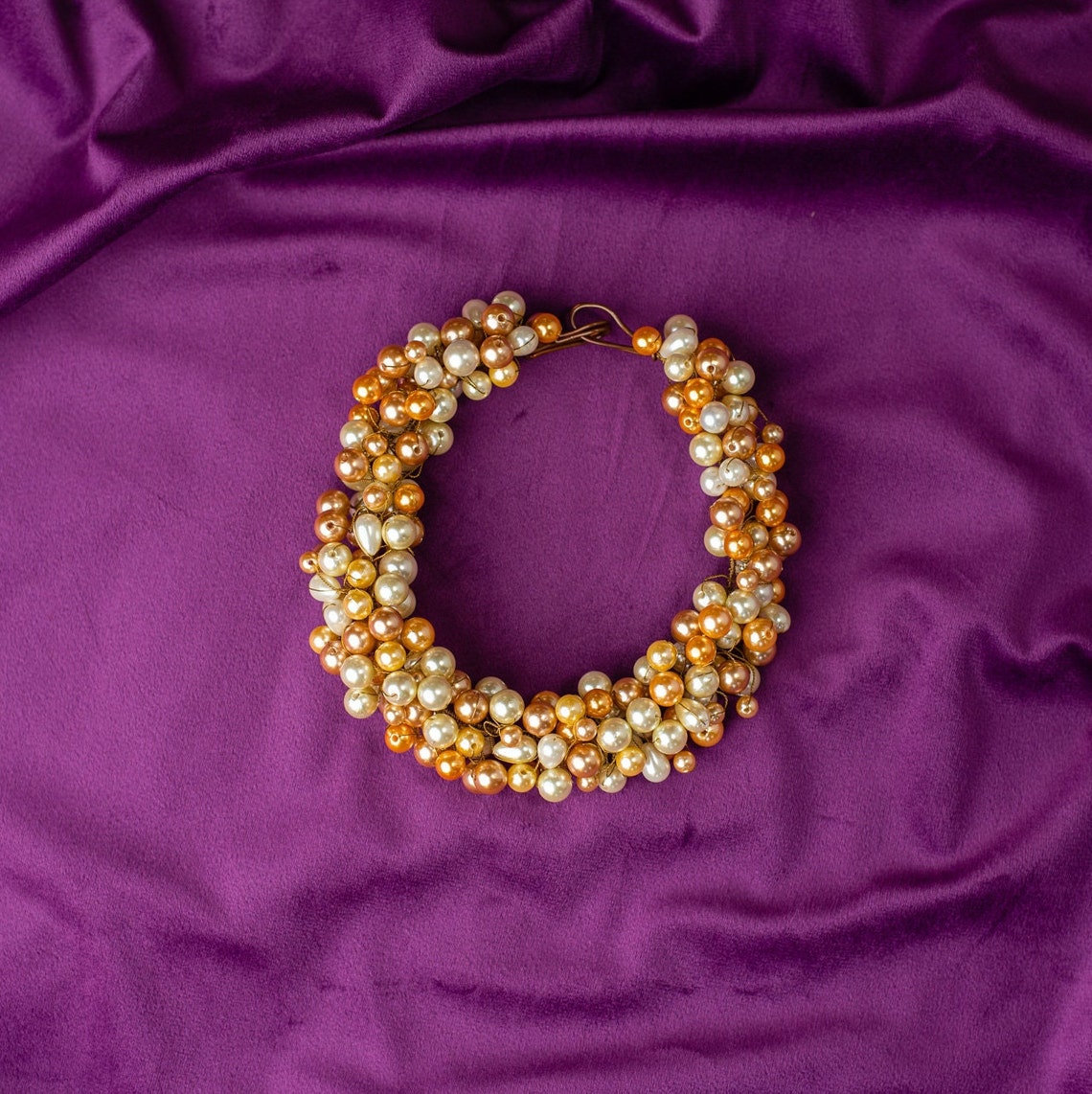 Gold Gajra & Jaalpearl Gajrabollywood Gajraindian Wedding Hair ...