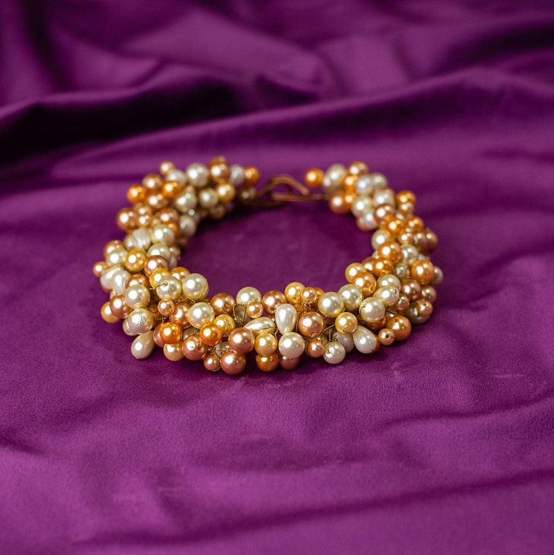 Gold Gajra & Jaalpearl Gajrabollywood Gajraindian Wedding Hair ...