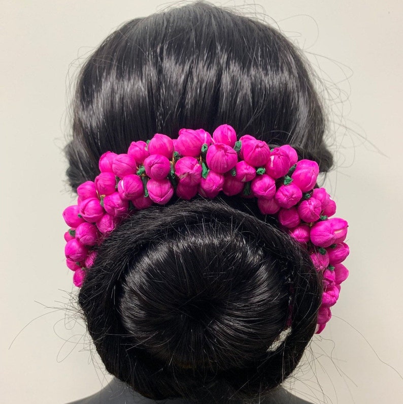 Mogra kali gajra Gajra for hair Indian wedding gajra | Etsy