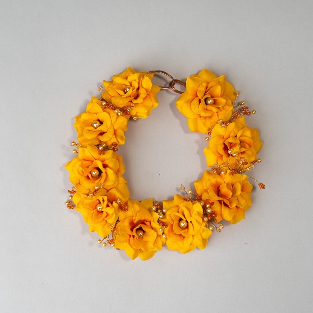 Gajra floral Gajra para el cabello gajra de boda india veni - Etsy España