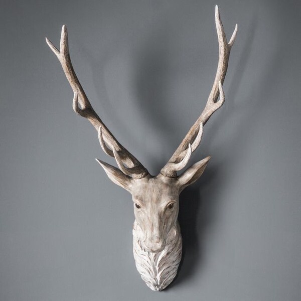 Stag Head - Etsy