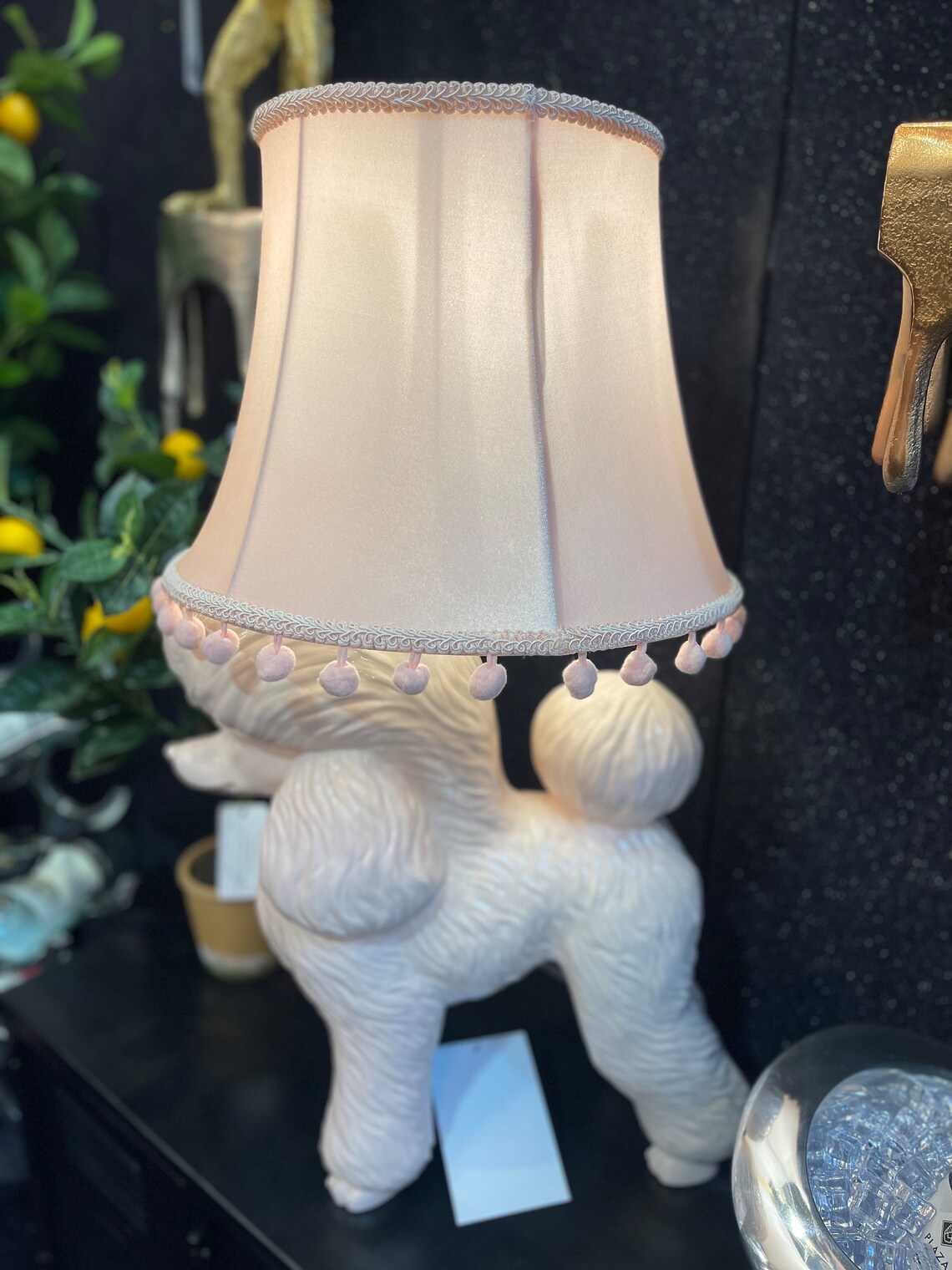 Pink Poodle Table Lamp AVAILABLE - Etsy