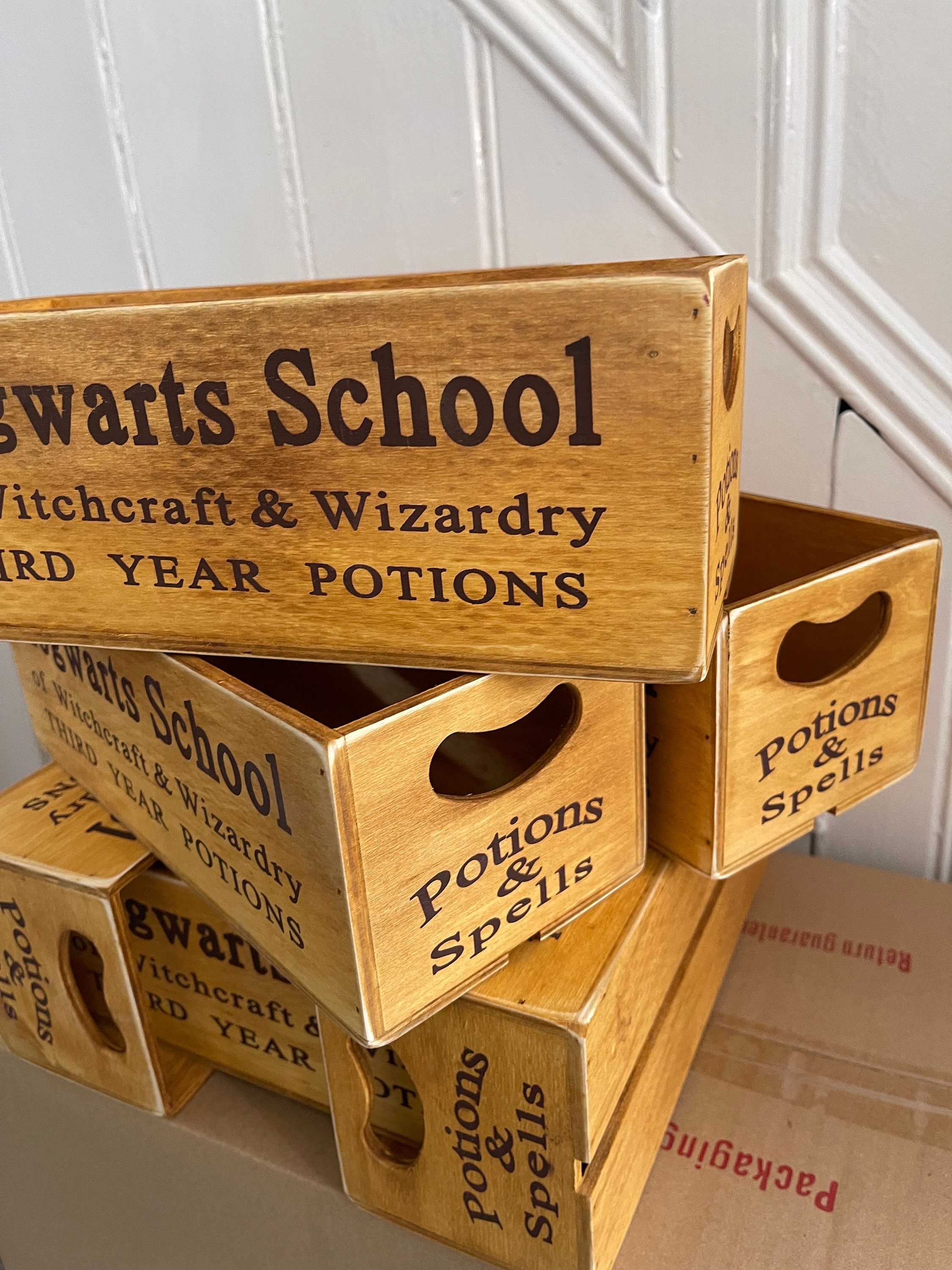 Hogwarts harry Potterstorage Boxes Set of 2 - Etsy
