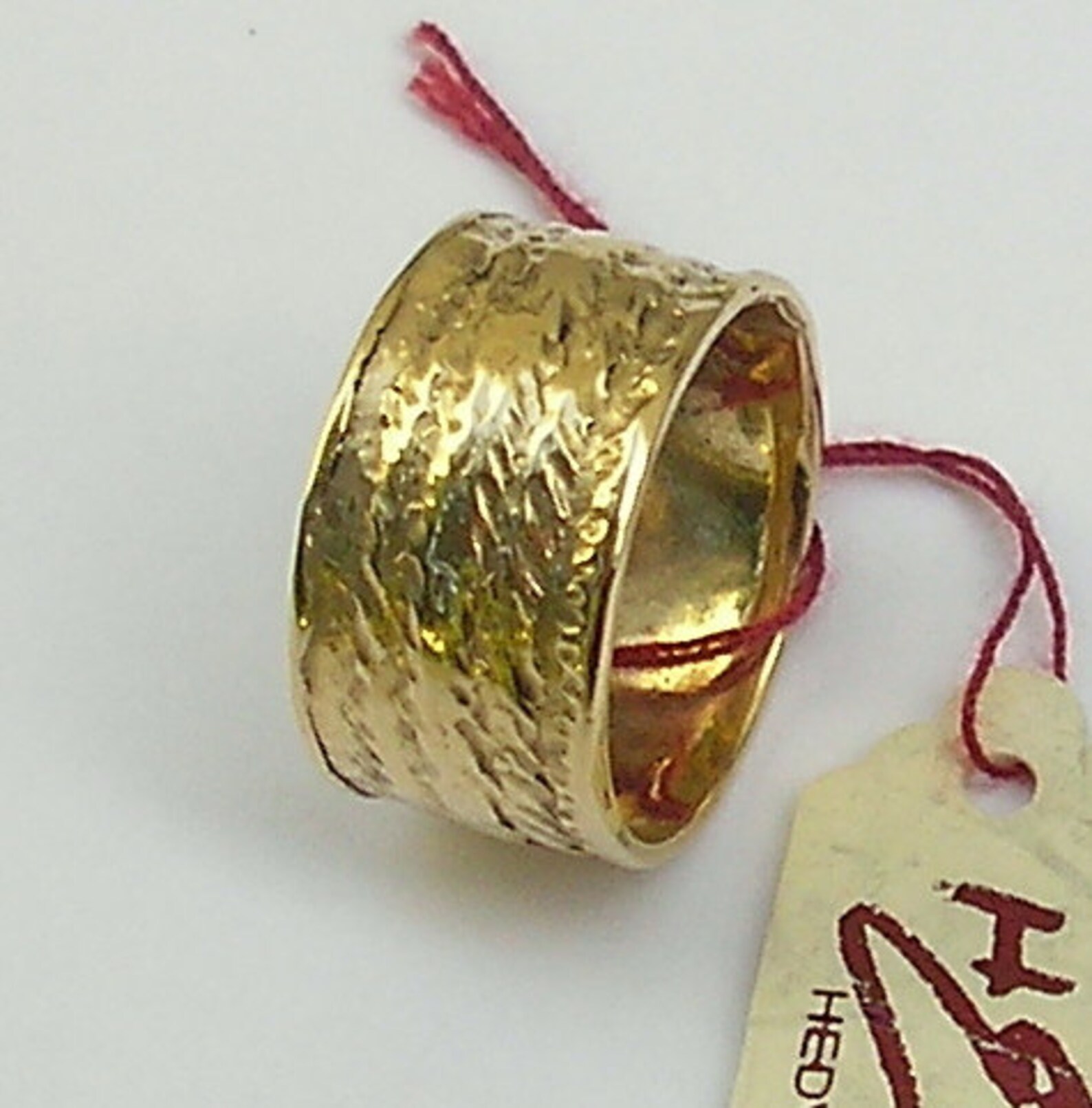 Gold Wedding Ring Handmade Judaica Kabbalah Made in Israel Gold Band - Etsy