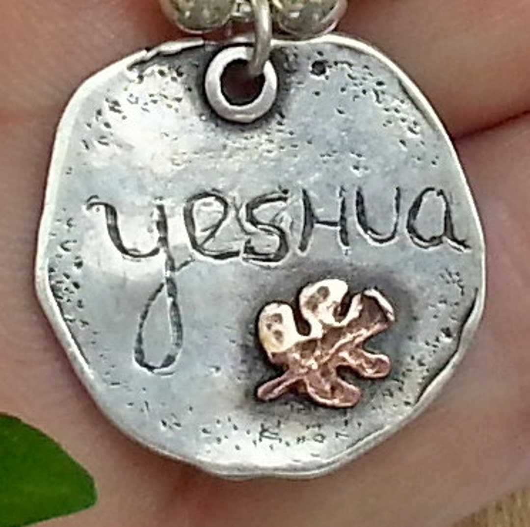 YESHUA / SALVATION Necklace Unisex Sterling Silver Jewelry Gift From ...
