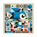 Vertical Poster, Sonic the Hedgehog Abstract Minimalist Cubist Poster ...