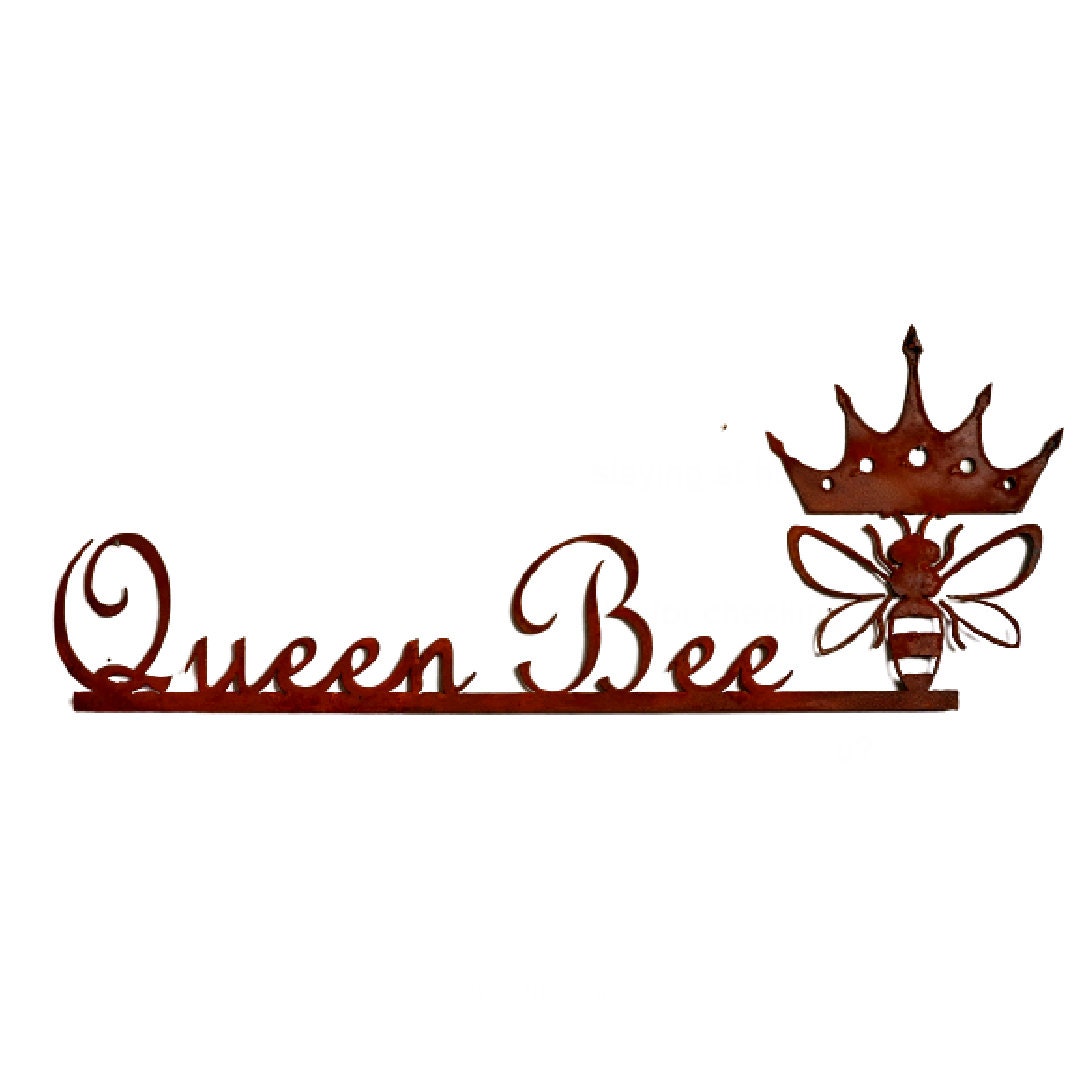 Queen Bee Metal Sign Made by Elizabeth Keith Designs - Etsy