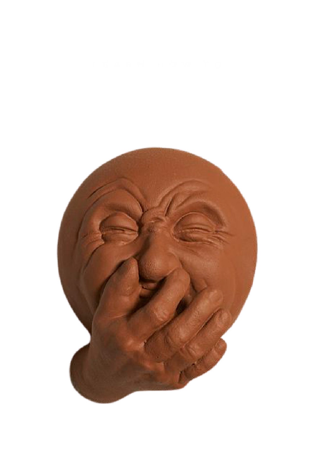 Funny Cement Stinker Sun Face Holding His Nose Smelly Funny Face by ...