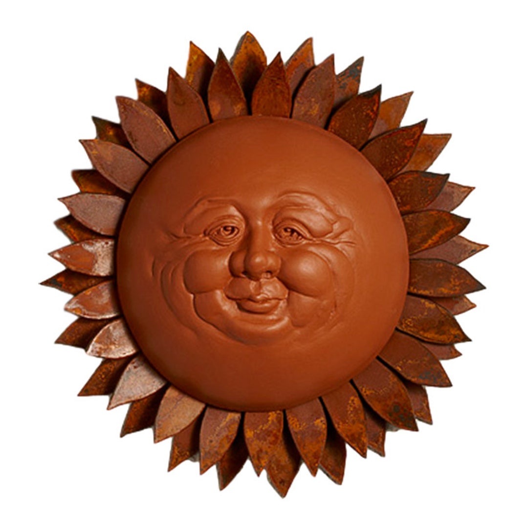 Medium Sweetie Sun Face on Double Sunflower Ray by Elizabeth Keith ...