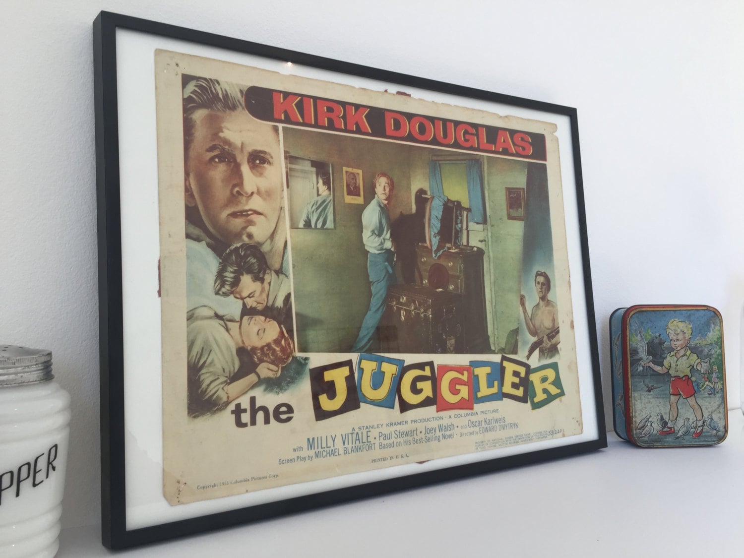 1950s Movie Poster / Lobby Card American the Juggler - Etsy