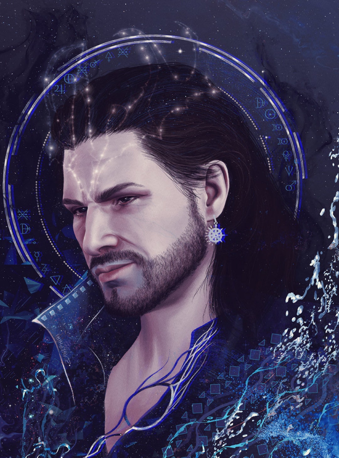 Archmage gale Art Print - Etsy