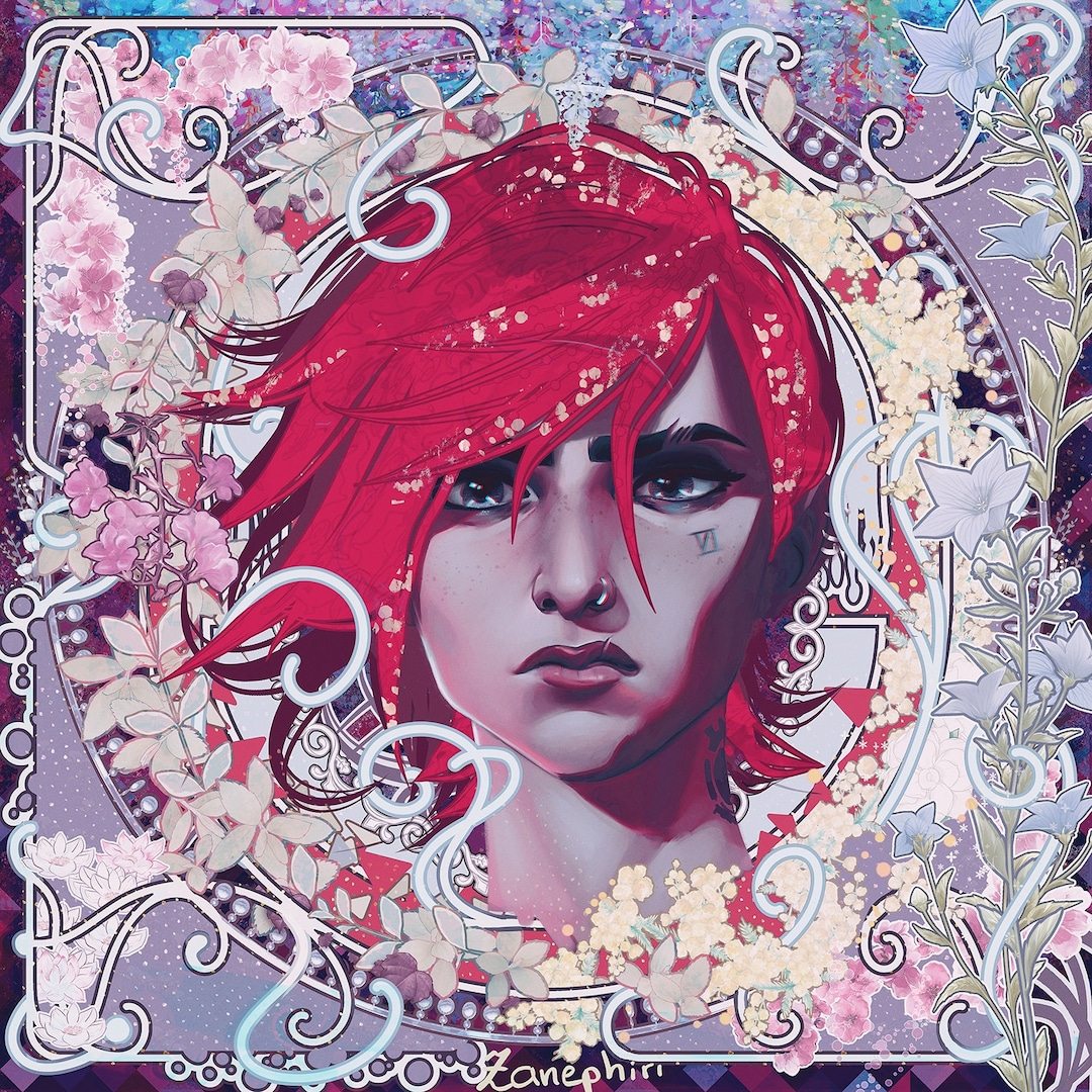 Vi arcane Art Nouveau Art Print - Etsy