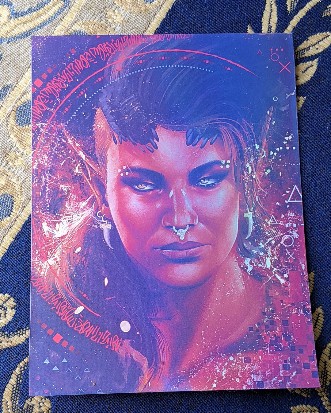 Large Karlach (BG3) Laminated Holographic Sticker - Etsy