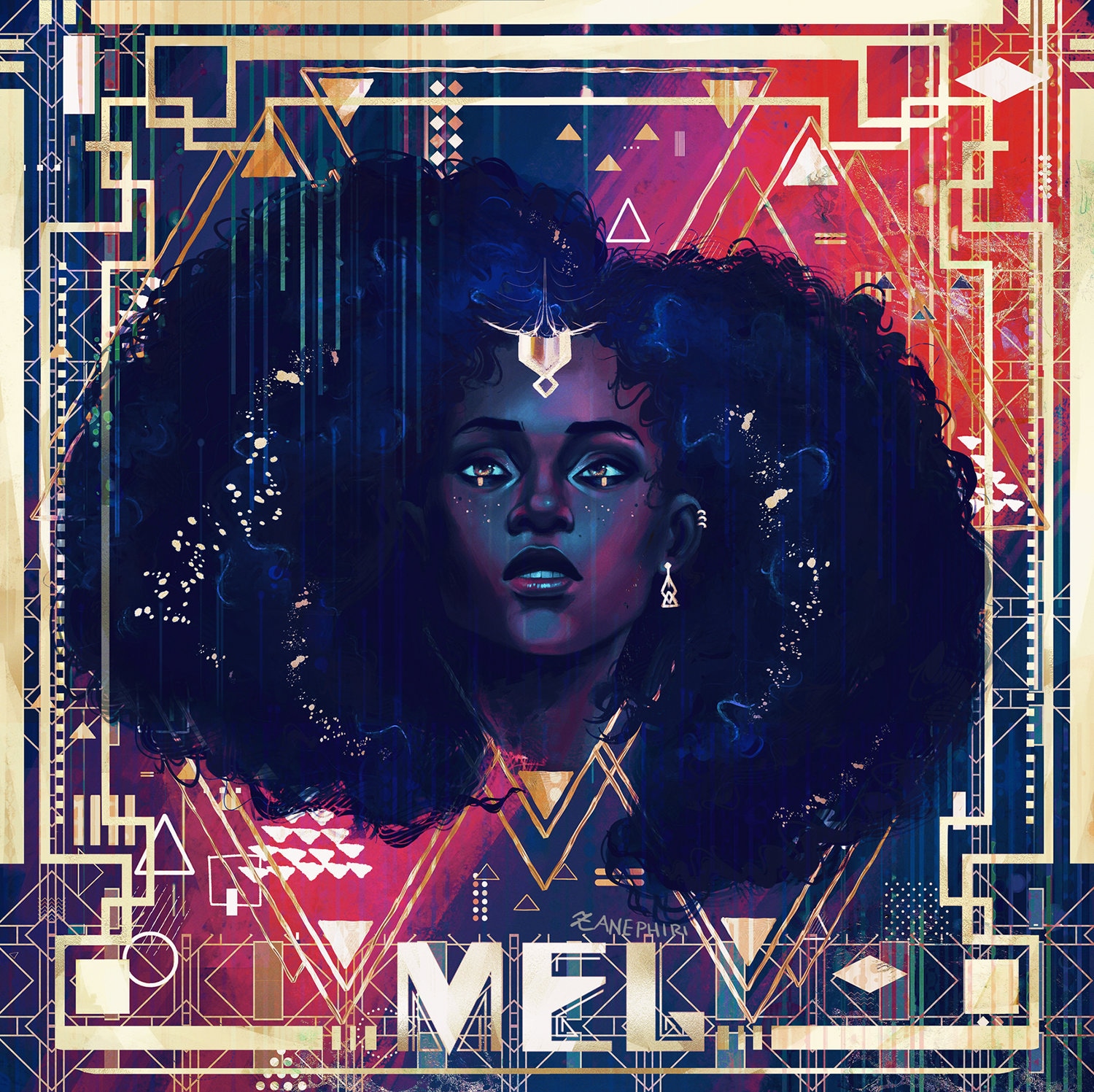 Mel arcane Art Deco Art Print - Etsy