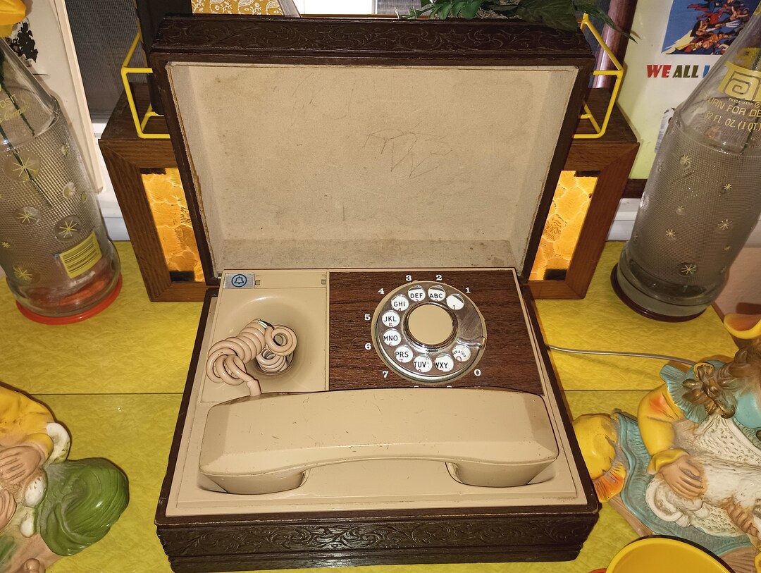 Late 1960s "chest" Landline Rotary Telephone - Etsy