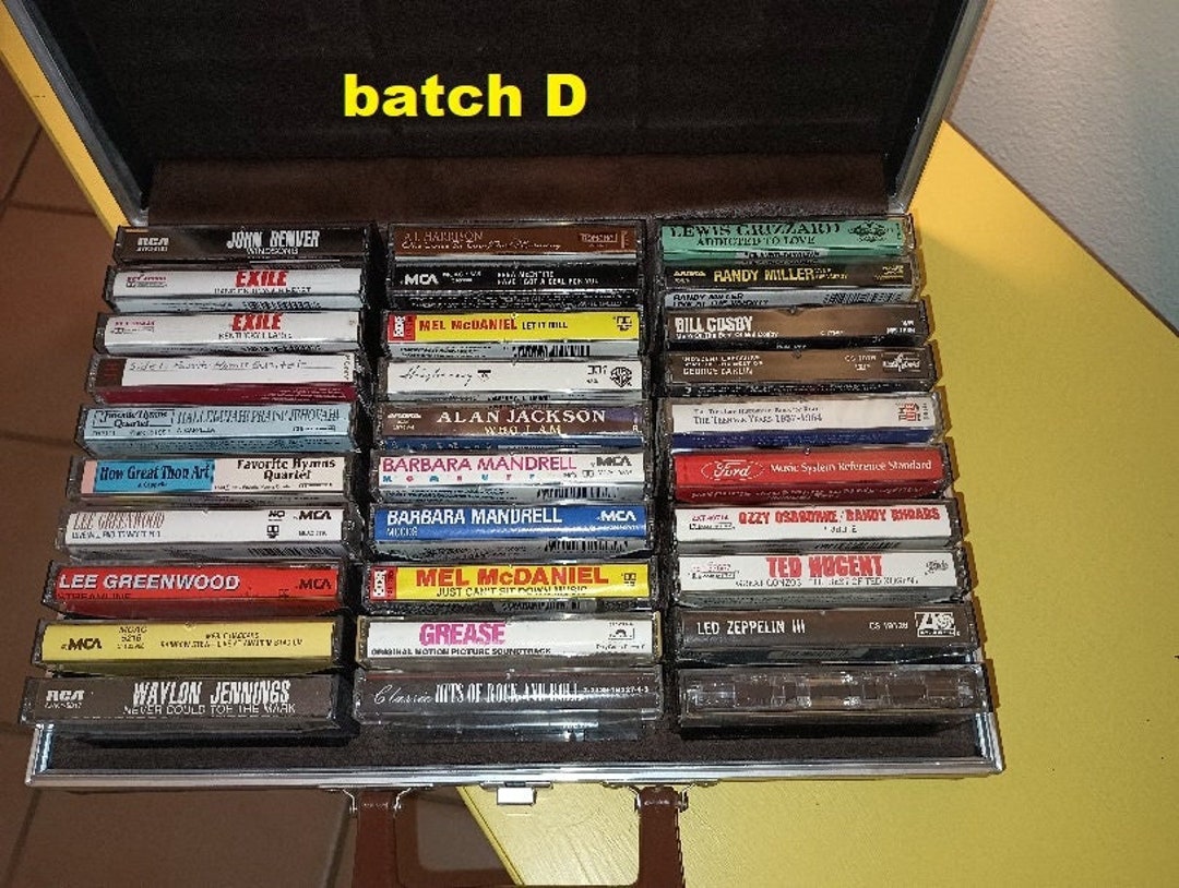 HOT DEAL! Choose Your Bundle! You Choose: Thirty 1970s - 1990s Cassette ...