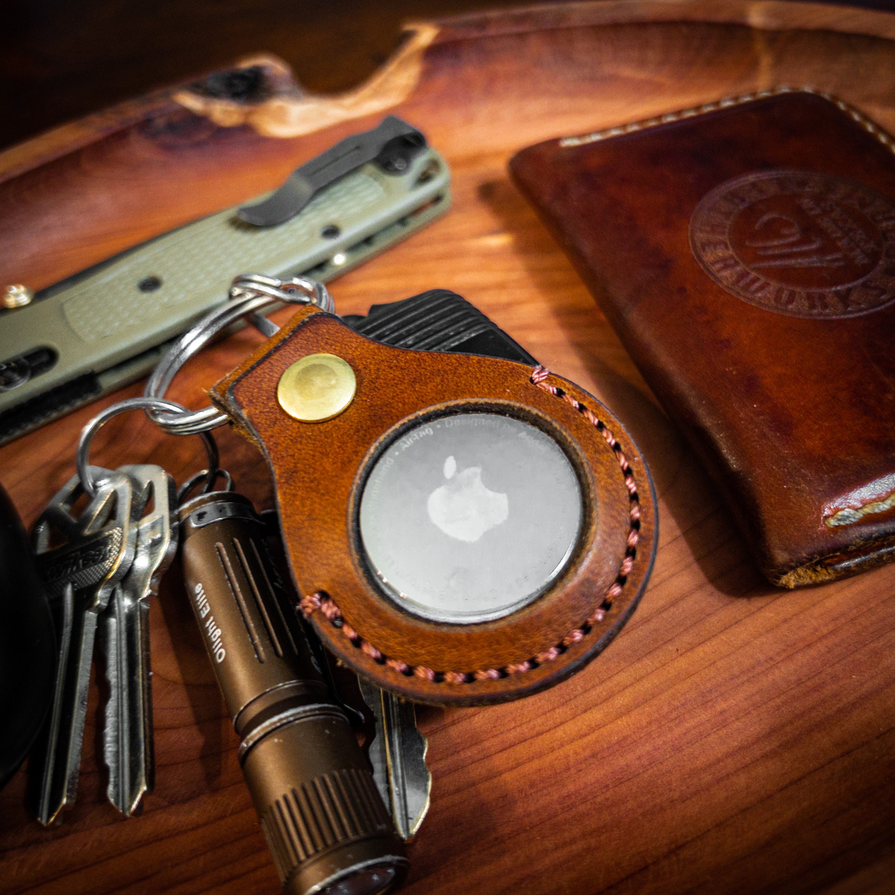 Apple AirTag Leather Keychain Digital PDF Downloadable DIY Pattern - Etsy
