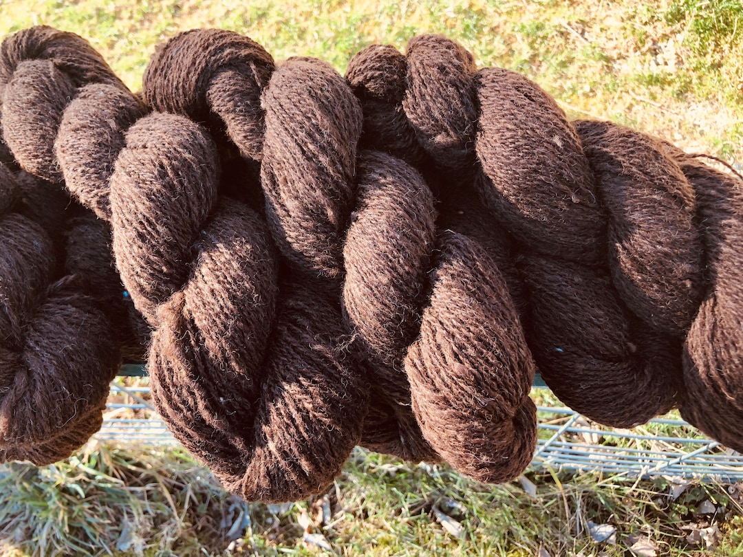 FINN LILA 2-ply Yarn DK. American Raised and Milled Fiber - Etsy