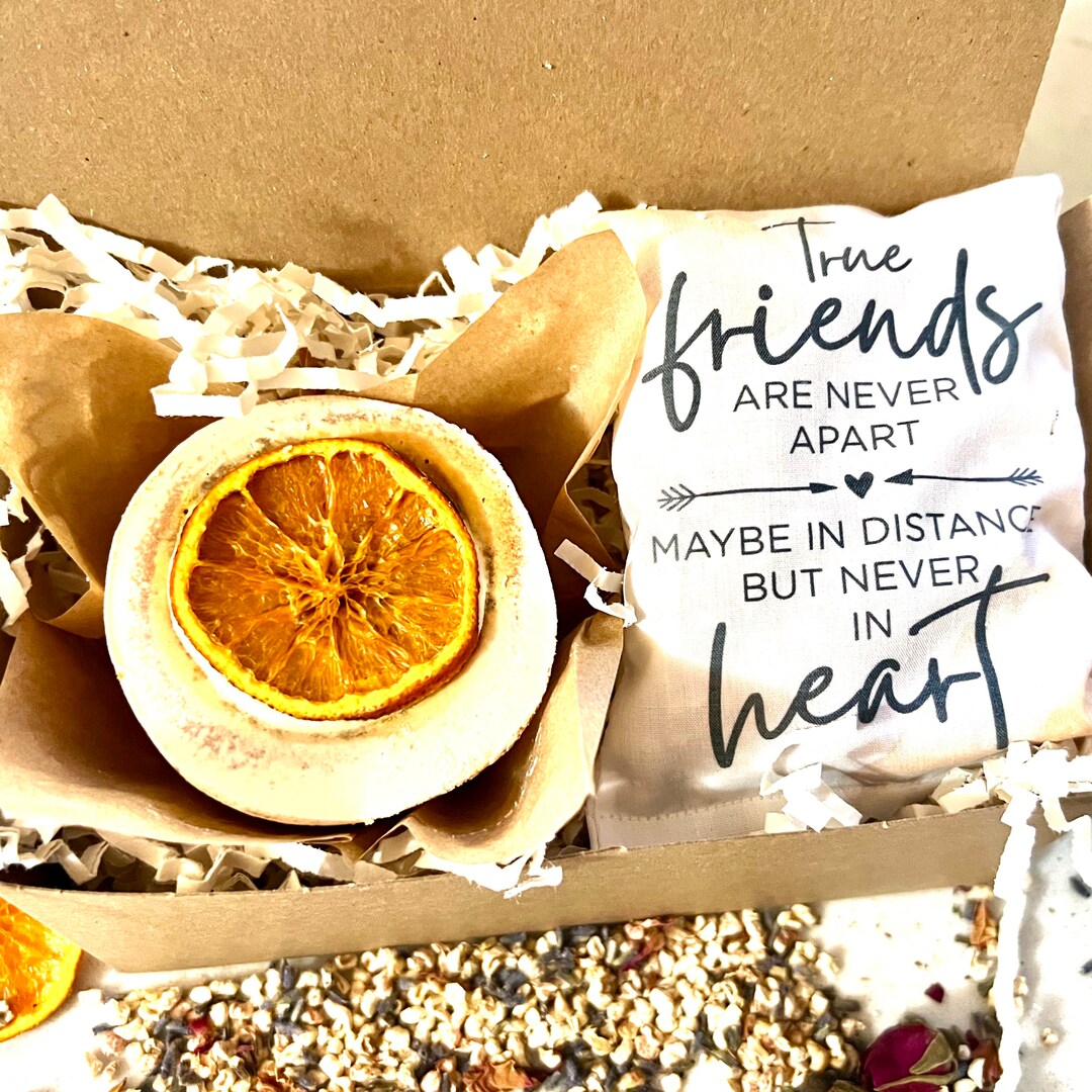 True Friends Gift Box, Long Distance Friend Gift Soap and Sachet Set - Etsy
