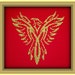 Phoenix Rising Cross Stitch Pattern Golden, Fire, Ice, Phoenix ...