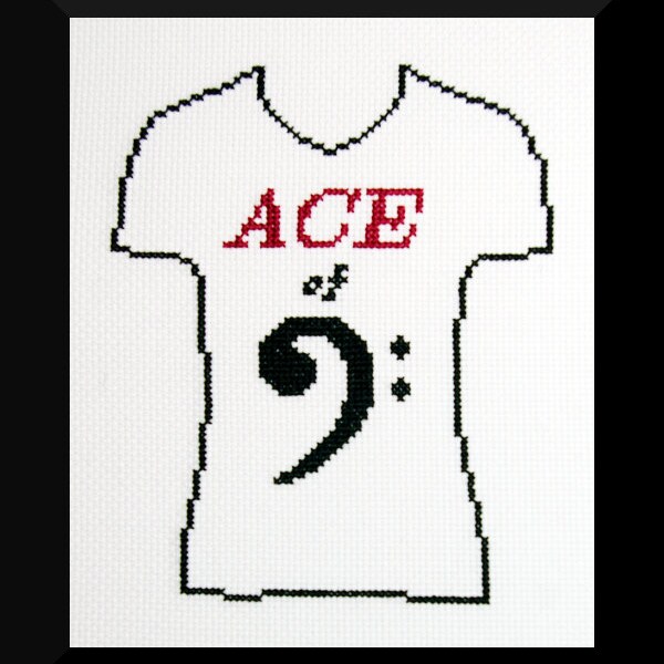 Bass Clef Cross Stitch - Etsy