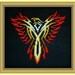 Phoenix Rising Cross Stitch Pattern Golden, Fire, Ice, Phoenix ...