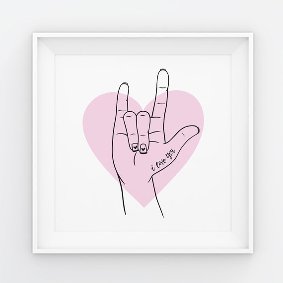 Sign Language Words I Love You