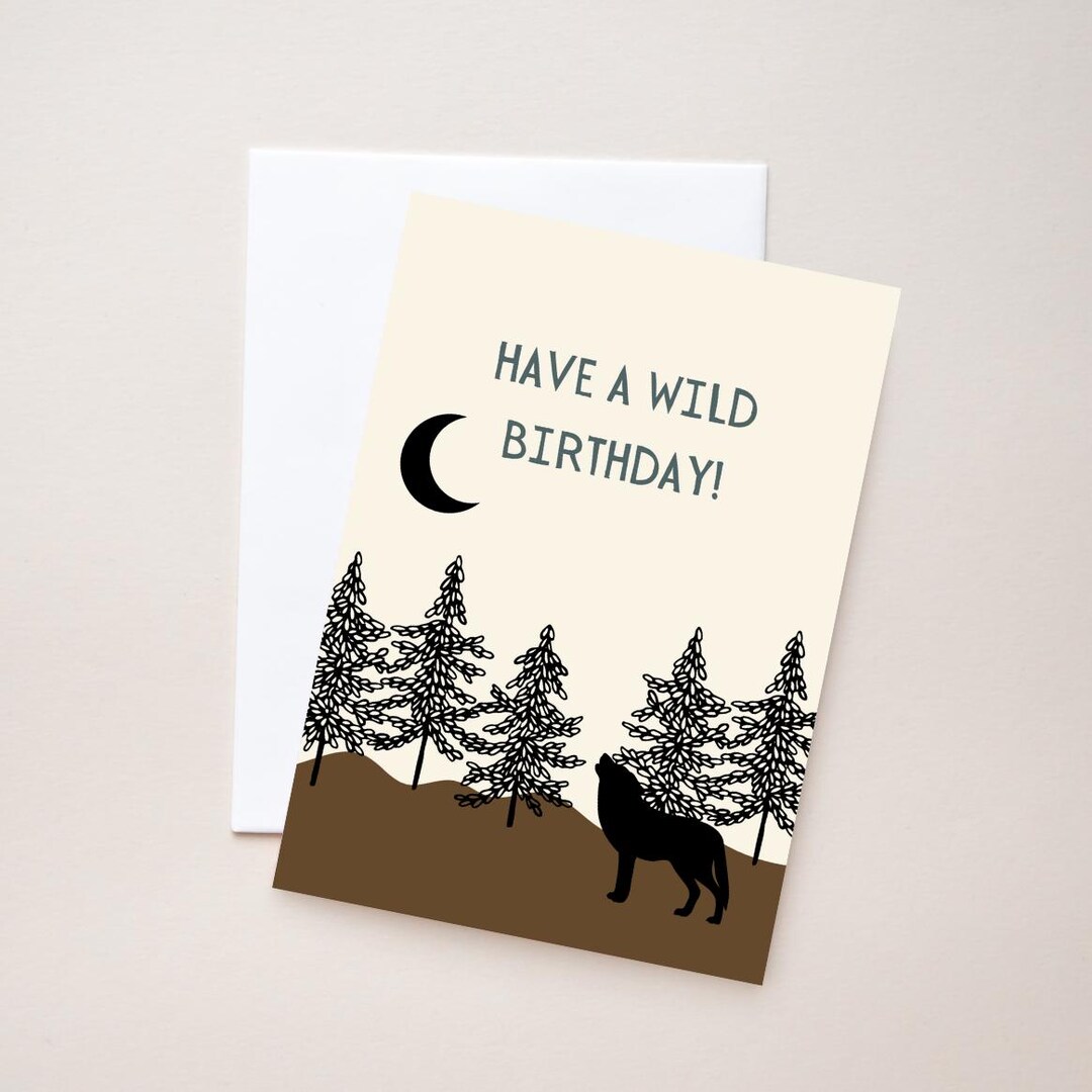 Birthday Greeting Card: "have A Wild Birthday!" for Child, Son, Brother ...