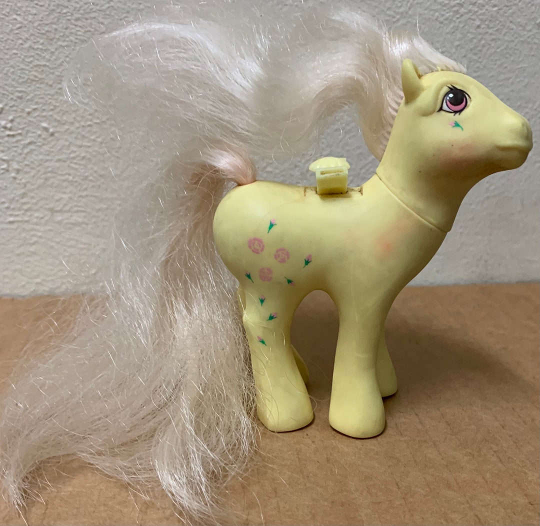 Vintage 1980's My Little Pony Flutter Ponies Baby Roesdust MLP Hasbro ...