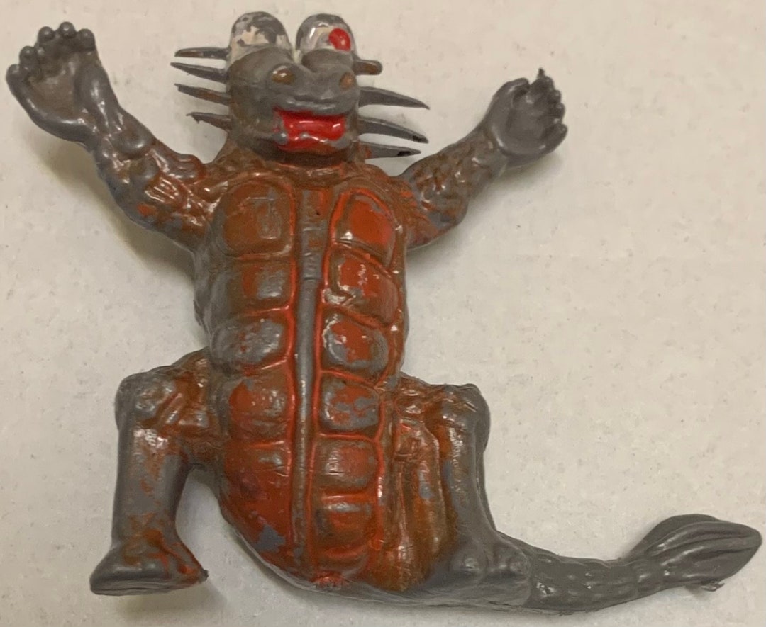 Monster Figure Plastic Vintage 1980's Hong Kong Prehistoric Space ...