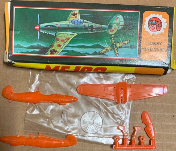 Hobby Miniatures Rare Plastic Mini Model Plane Kit ME 109 - Etsy