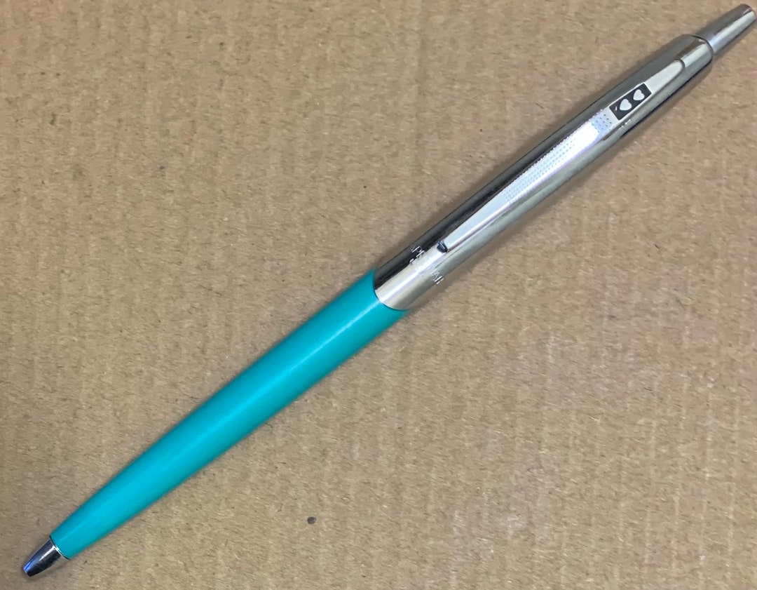 Paper Mate Vintage Capri Mark III Sea Aqua Green Silver Chrome Ball ...