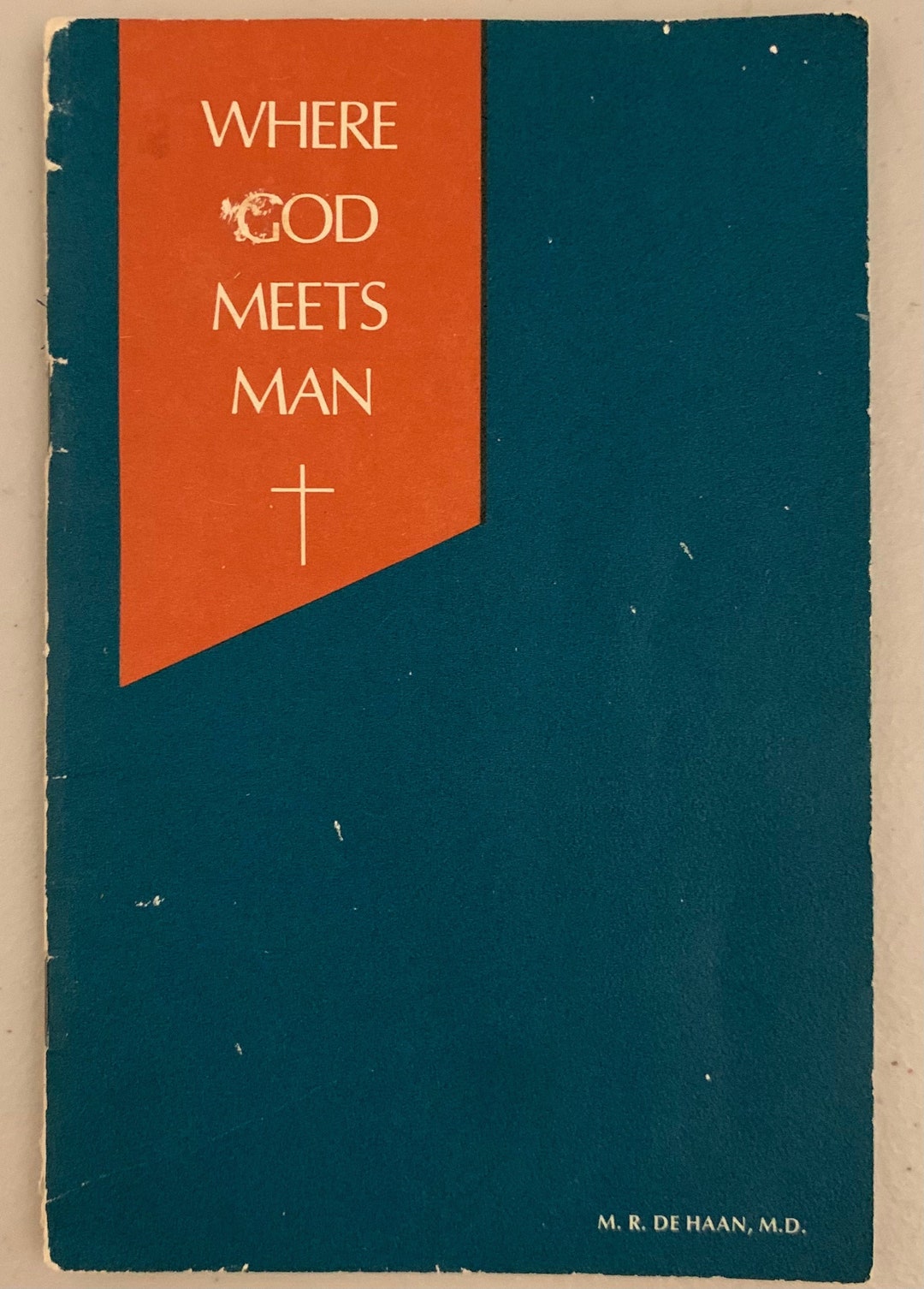 Where God Meets Man Booklet 1969 M.R. De Haan Soft Cover Book - Etsy