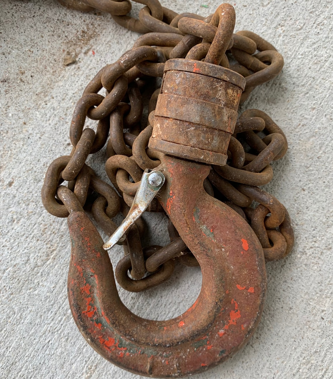 Hoist Crane Hook Lift Rusty Metal Chipped Original Paint - Etsy