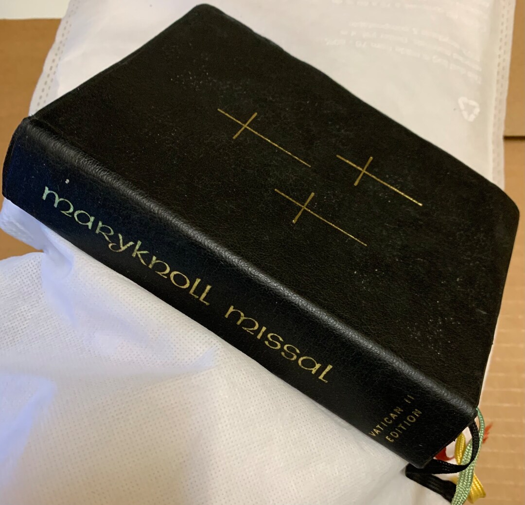 The Maryknoll Missal 1966 Vatican II Edition Catholic Mass USA Black ...