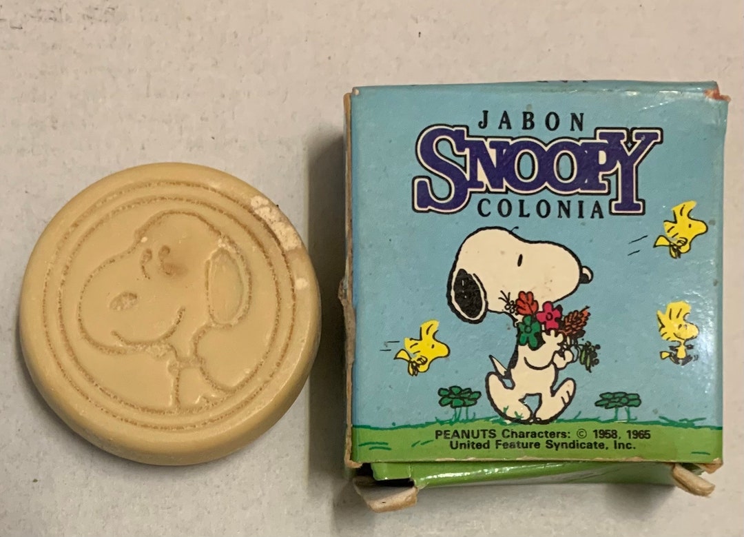 Snoopy Rare Soap Bar Vintage in Box Jabon Colonia Segura Perfumes ...