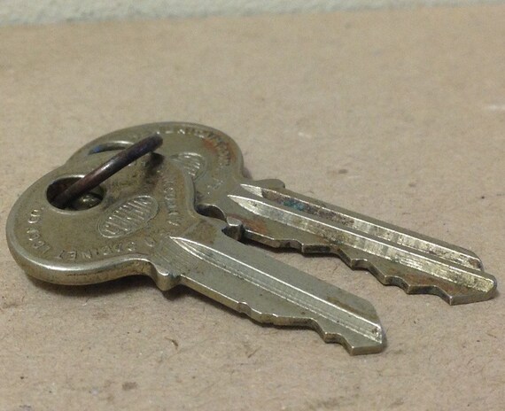 CT. Rare Antique P & F Corbin Nickel Silver Blank Key ~ BRASS ID Tag ...