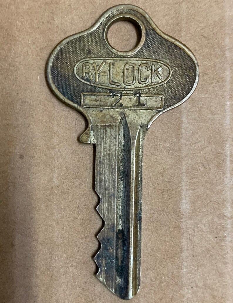 Vintage Rare Ry-lock Key Ry Lock Co LTD Leandro Calif Ornate - Etsy