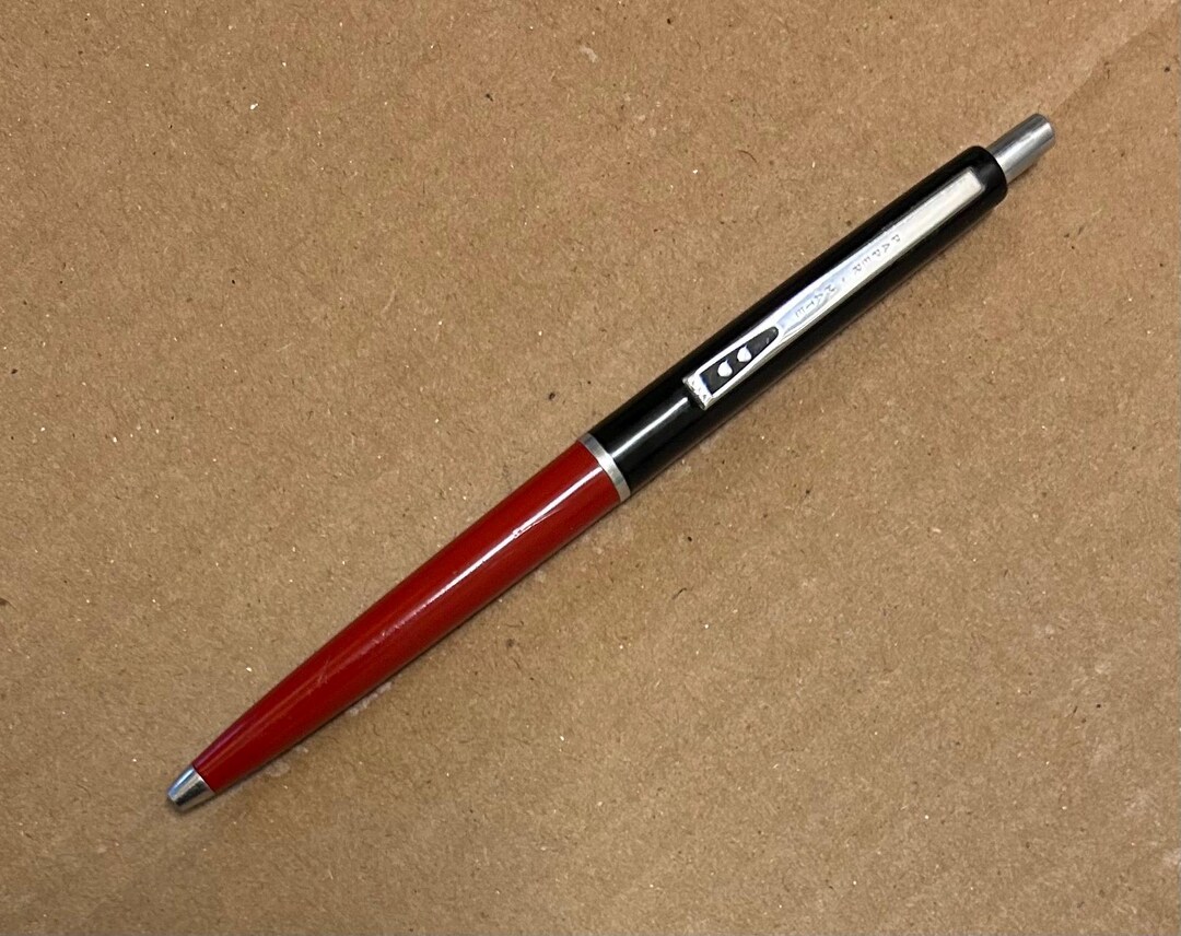 Paper Mate Vintage Early Malibu Double Heart Ball Point Ink Pen Black ...