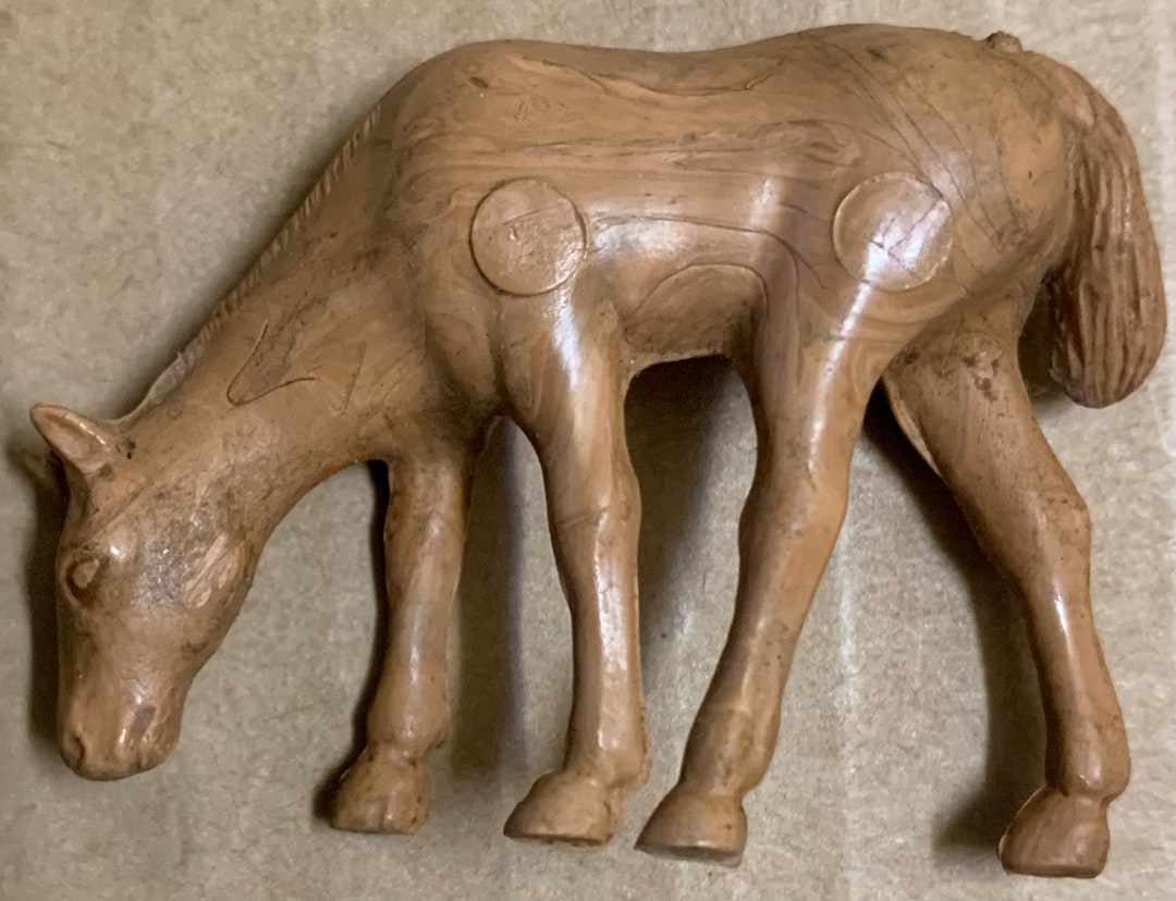 Vintage Marx 1950's Farm Animal Colt First Series 60mm Light Brown ...