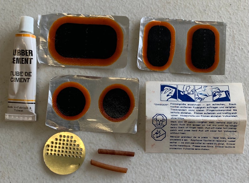 Vintage MBS Bike Patch Kit Tires Bicycle Accessory Plastic - Etsy