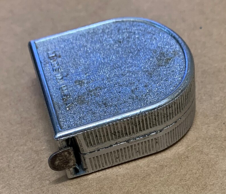 Vintage Walsco Pull Push Tape Rule Measure 808W Milford Conn - Etsy