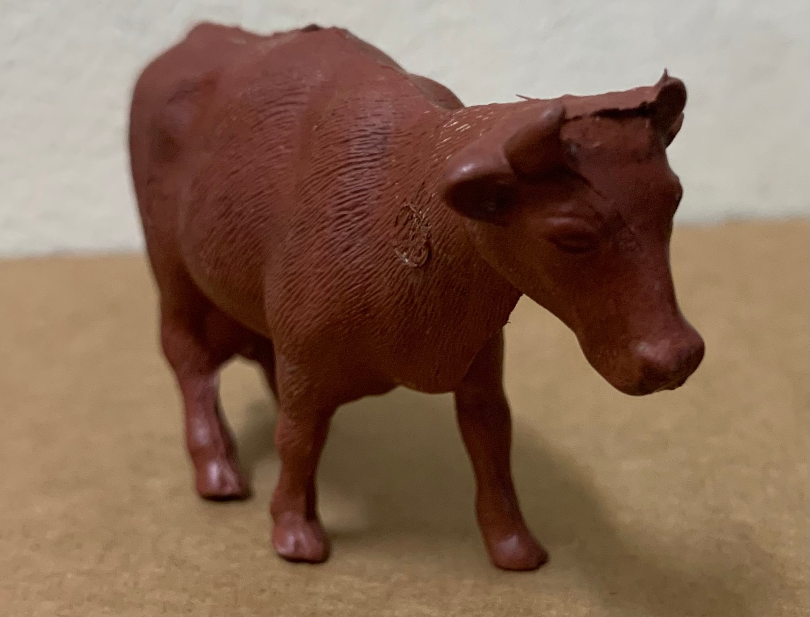 Vintage Marx 1950's Farm Animal Cow First Series 60mm Red - Etsy