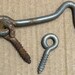 Hook Latch Eye Ring Age Rust Patina Rustic Vintage Metal 2 1/2" Door ...