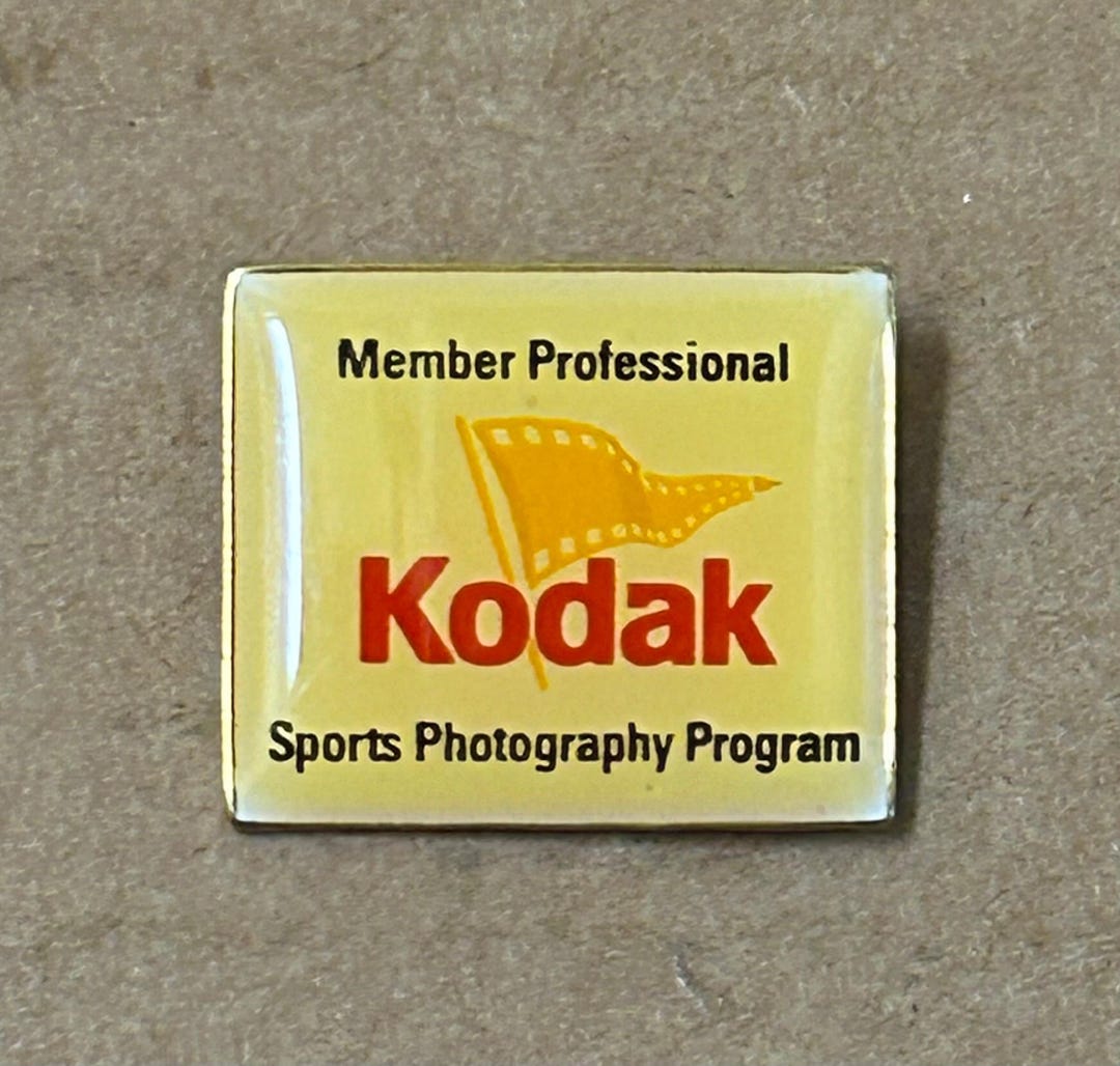 Vintage Rare Kodak Sports Photography Program Pin Hat Lapel Member ...
