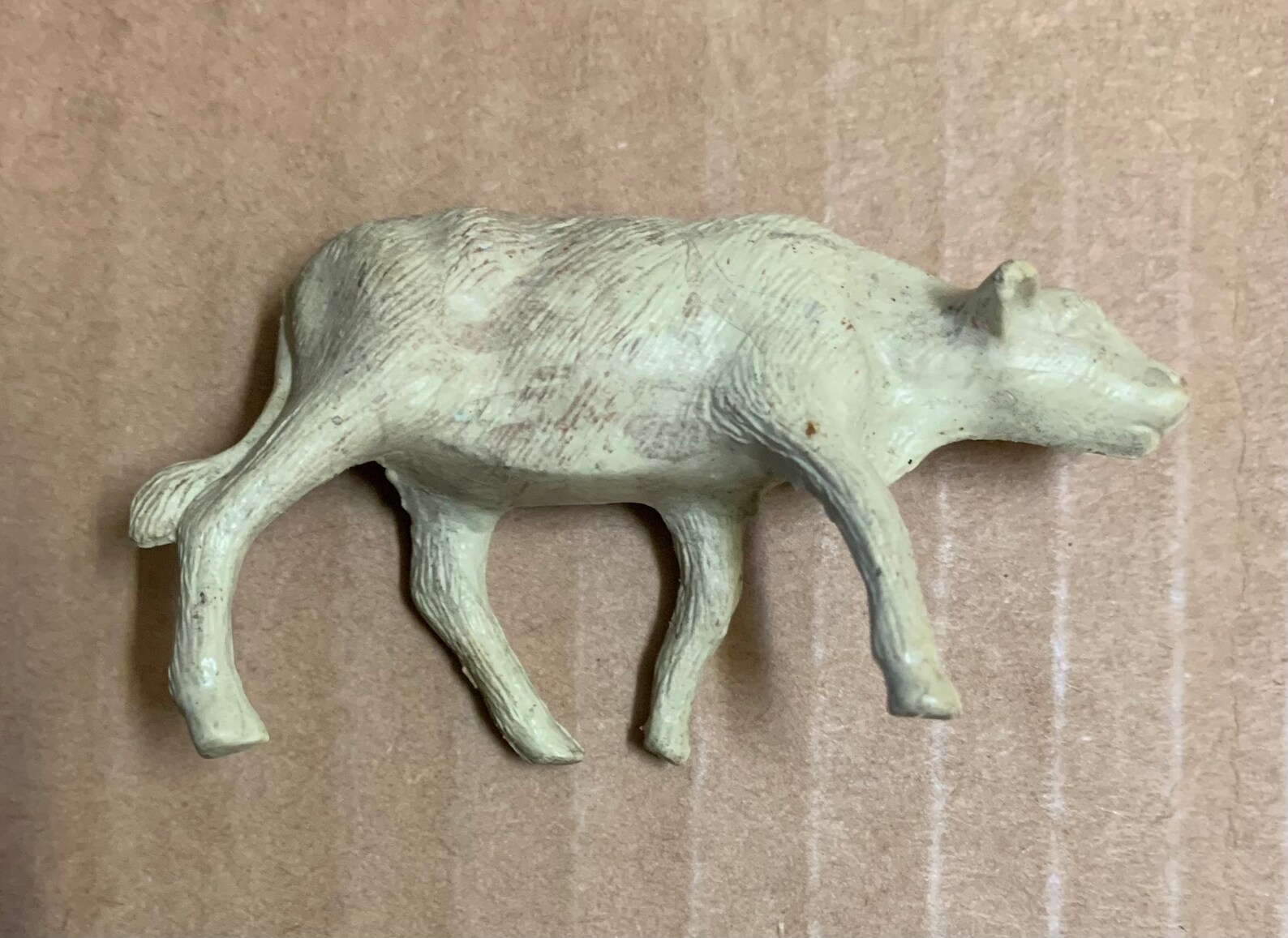 Vintage Marx 1950s Farm Animal Calf First Series 60mm Cream - Etsy